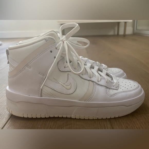 Nike | Shoes | Nike Dunk High Rebel White Hightop Sneakers | Poshmark
